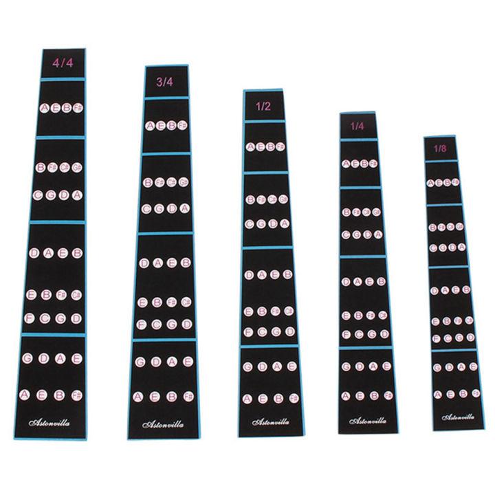 1/8-4/4 Violin Intonation Stickers Fretboard Marker Beginners Learning ...