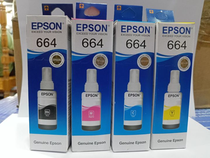 Epson 664 Ecotank Ink (full set) 70ML (Black) For Epson L130/L380 Printer | Daraz.com.bd