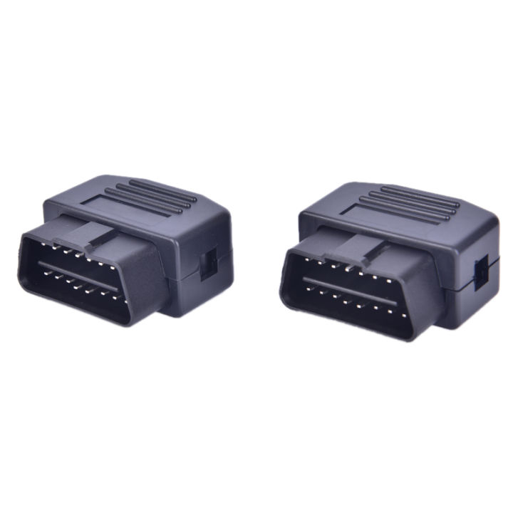 Universal OBD 16 Pin Male Cable Connector Plug Adapter Diagnostic Tool ...