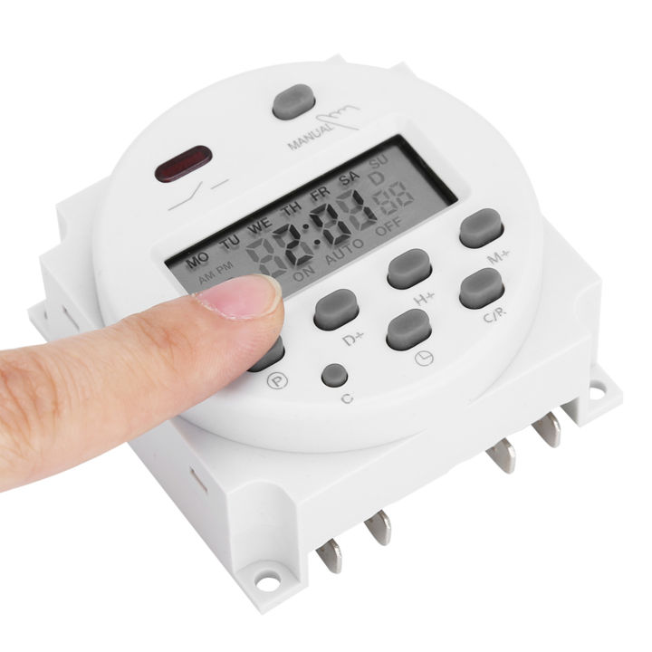 CN101A DC 12V Mini LCD Digital Microcomputer Control Power Timer Switch ...
