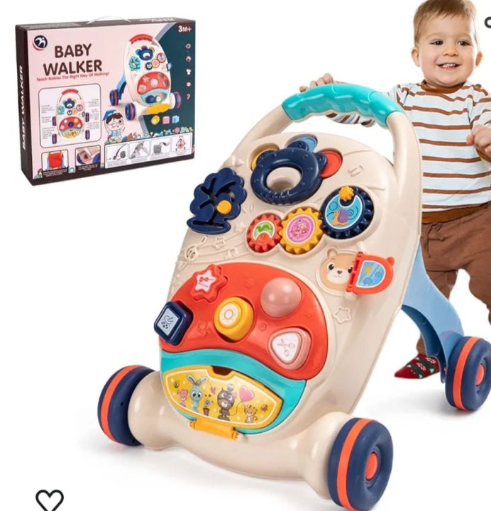 Sit to Stand Learning Walker, 2 in 1 Baby Learning Walkers & Removable ...