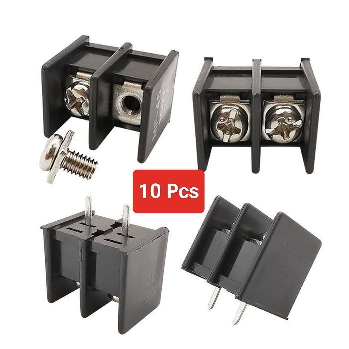 10 Pcs KF-25 7.62 2Pin Screw Terminal Block Connector High Quality AC 300V 30A - DC 12V 30A 7 ...