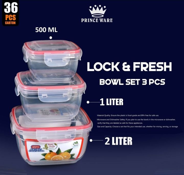 BPA free food storage box,set of 3 and set of 4 airtight box for ...