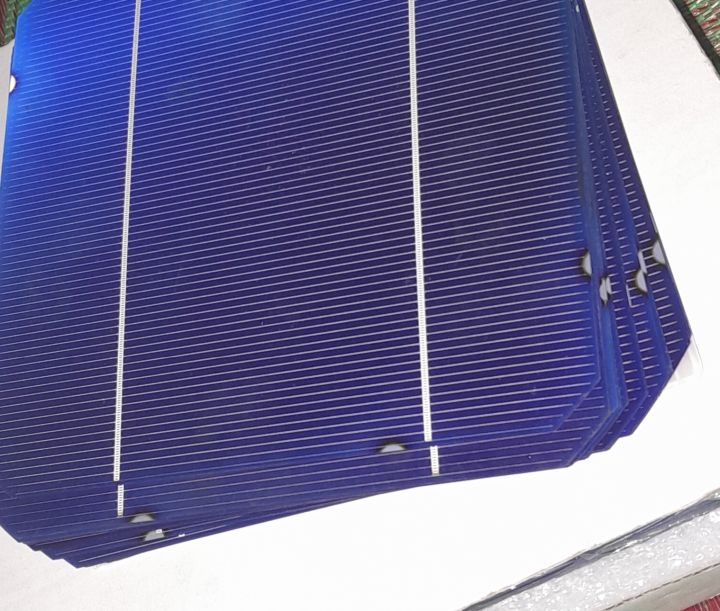 High-efficiency solar panels Monocrystalline PV cells Single-crystal ...