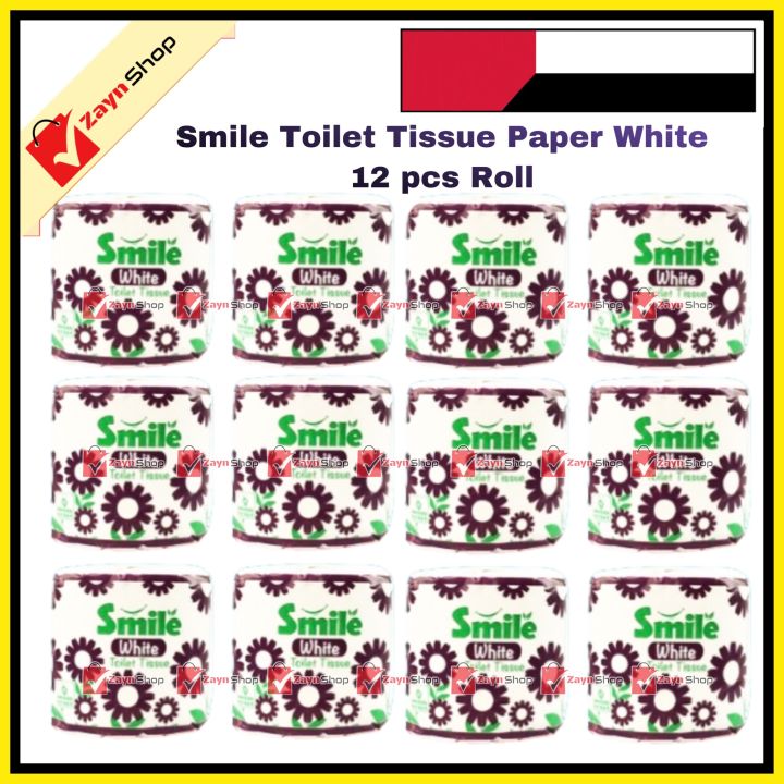 Smile Toilet Tissue Paper White 12 pcs Roll | Daraz.com.bd