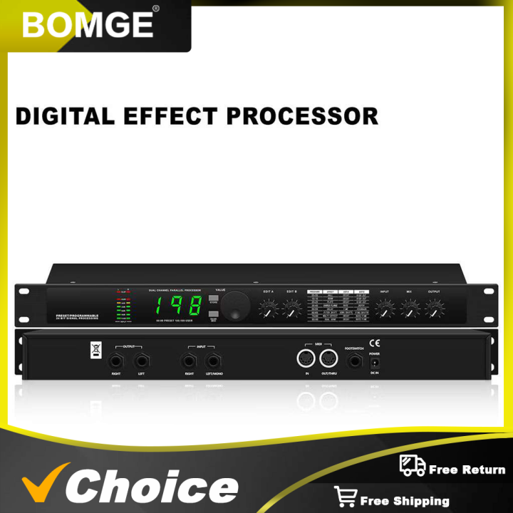 Professional Digital Reverb and Multi Effect DSP Processor Audio ...