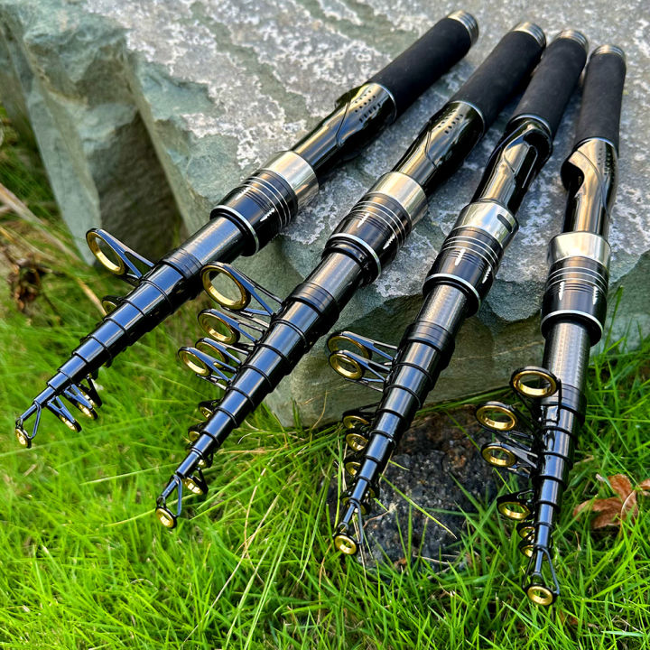 Portable Mini Sea Rod 33cm Closed Length Carbon Fiber Spinning Rod ...