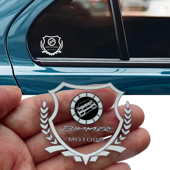 1 Piece Car Sticker BIMMER Car Logo Badge Sticker for BMW E34 E46 E39 ...