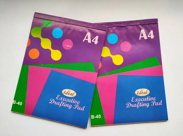 Drafting Pad B40 - Pack of 2 Pcs - Size A4 - Imported Paper | Daraz.pk