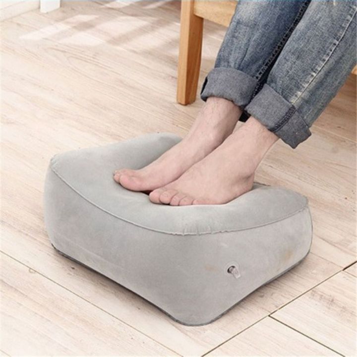 Inflatable Soft Footrest Pillow PVC Inflatable Foot Rest Pillow Cushion ...