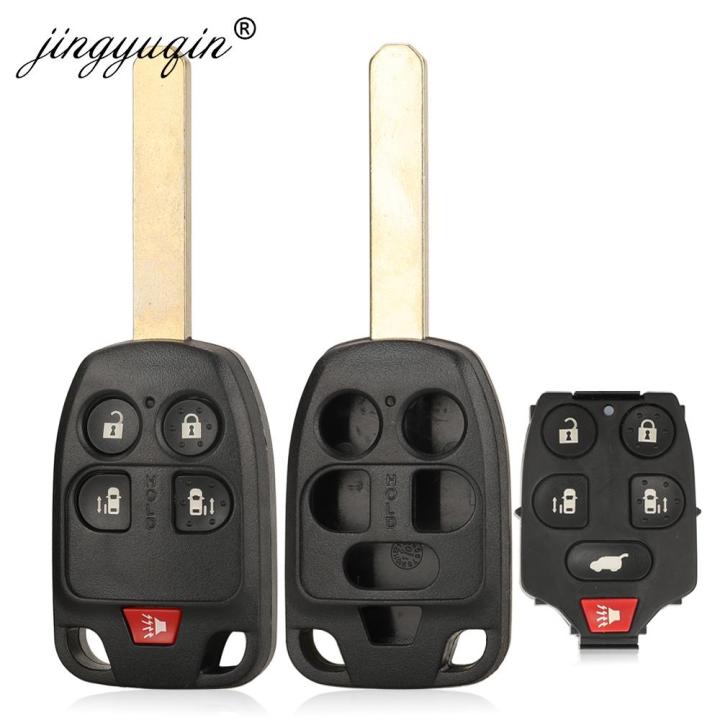 jinyuqin 5/6 Buttons Remote Key Shell fit for HONDA Odyssey Elysion ...