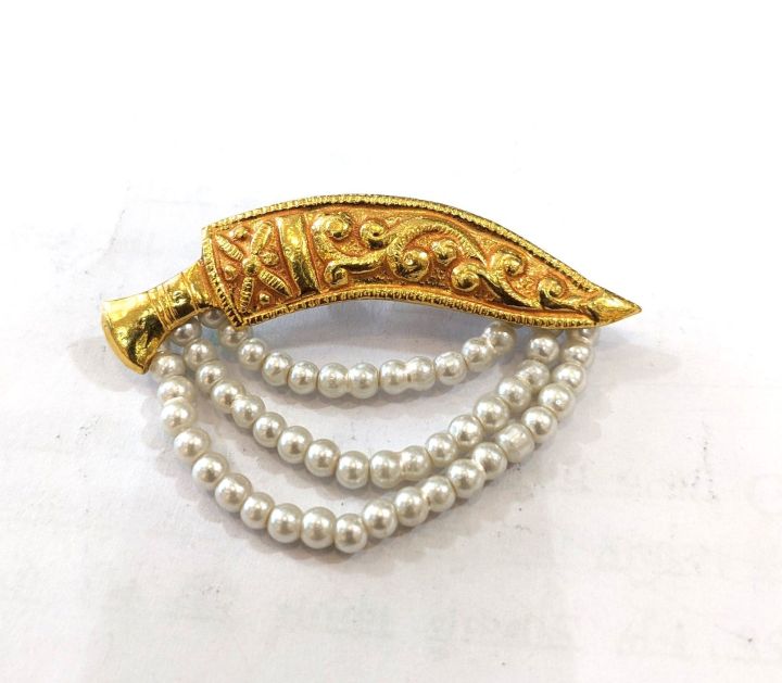 Fine Gold Khukuri Byaj Brooch(Gents)1.5 | Daraz.com.np