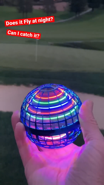 Flying Ball Spinner Boomerang Flyorb with LED Lights – Magic Drone ...