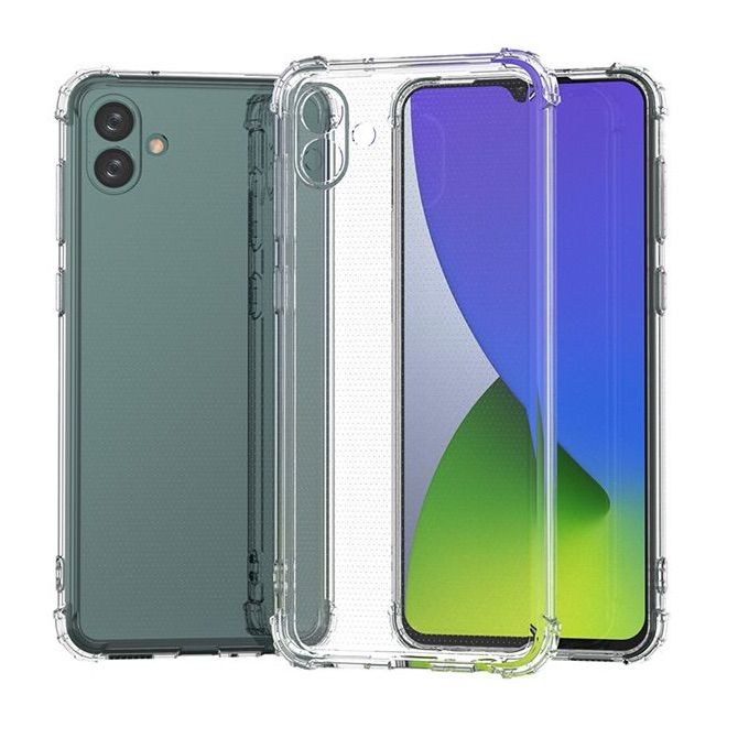 Samsung Galaxy A04 ShockProof Thick Transperent Soft Back Cover For ...