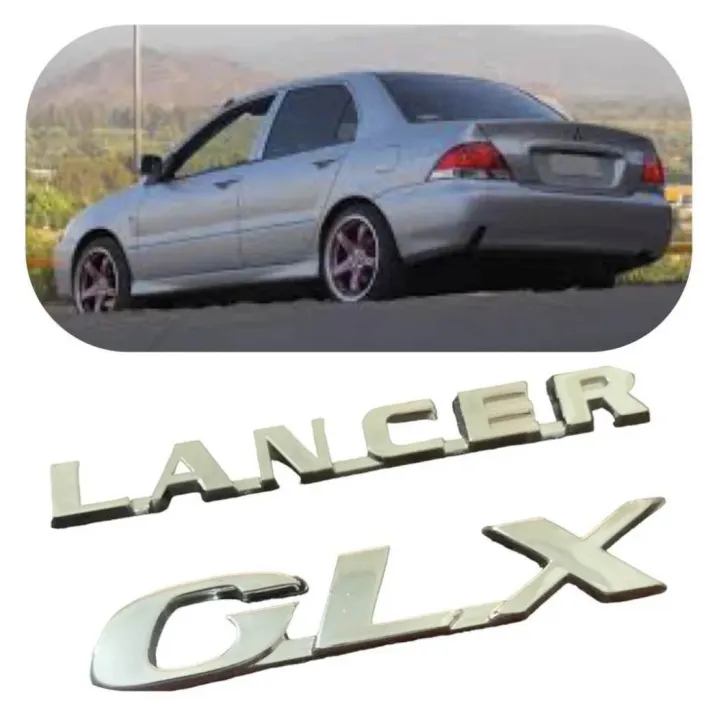 Mitsubishi Lancer GLX Rear Badge Emblems | Daraz.pk