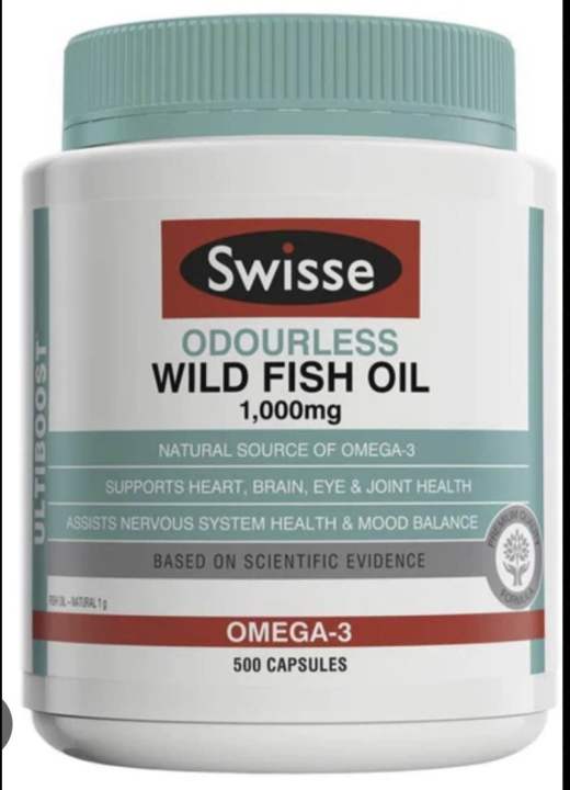 Australian fish oil 1000 mg branded 500 capsules | Daraz.lk