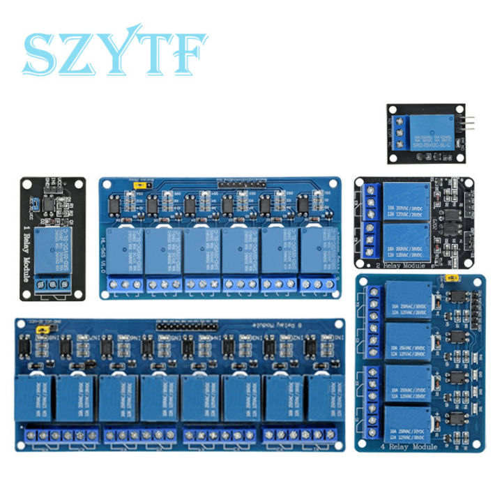 5V 1 2 4 6 8 Channel Relay Module With Optocoupler KY-019 1/2/4/6/8 Way For Arduino | Daraz.lk