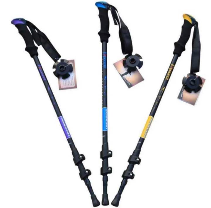 One Piece Trekking Pole, Trekking Stick, Attachable detachable Light ...