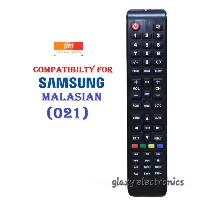 Samsung MALAYSIA LCD & LED TV Remote Control (Model 021) | Daraz.pk