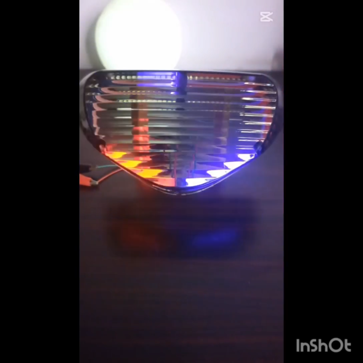 70cc Back Light with Dual-Color Flash Lights (Blue & Red) – Stylish ...