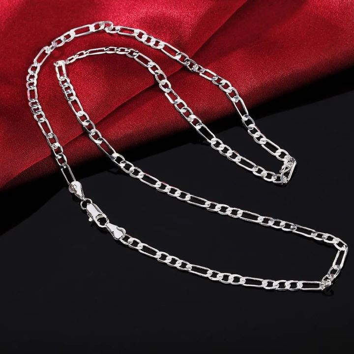 4MM Silver Lara Chain For Men and Woman | Daraz.lk