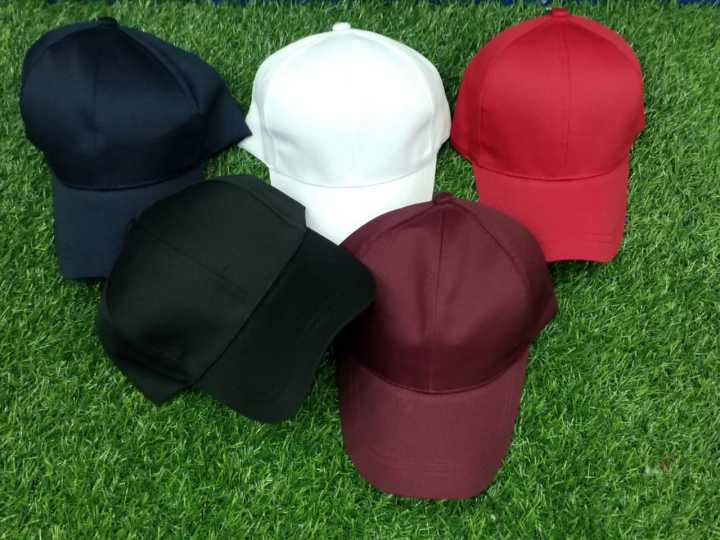 Quality Plain cap - Adjustable - Adults Size | Daraz.lk
