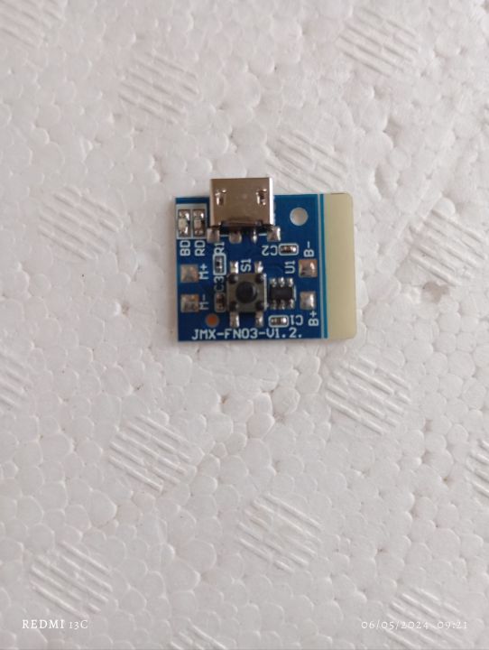 (3 pcs) Rechargeable Fan Circuit 3 Step Fan Speed Control & LED Light ...