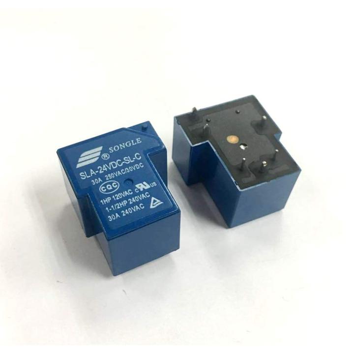 SONGLE SLA-24VDC-SL-B 24VDC Power Relay 6Pins 30A 250VAC 24V 6pin relay ...