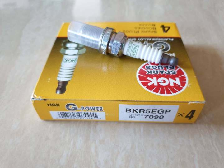 Spark plug #7090 bkr5egp NGK 110 baht | Shop.com.mm
