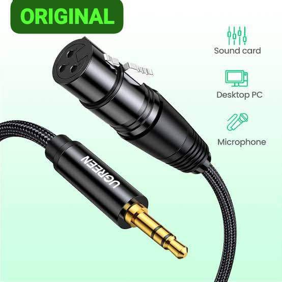 XLR to 3.5mm Audio Cable Microphone Balanced Analog Audio Cord for ...