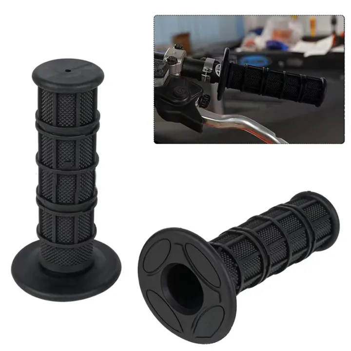 22mm Motorcycles Grip Dirt Bike Grips 7/8" Rubber Biker Scooter Handle ...