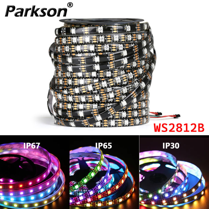 WS2812B LED Light DC5V Smart Pixel RGB Led Strip Light Individually ...
