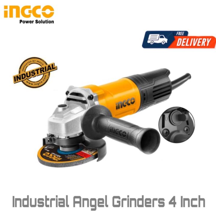 INGCO 900 Watts Angel Grinder 1 Ingco AG900282 4 inch Angel Grinder ...