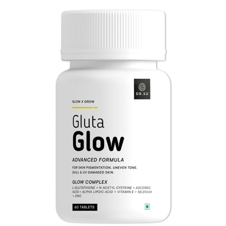 Dr. Su Glow X Grow: Gluta Glow| For Men and Women| Vitamin E | Daraz.pk