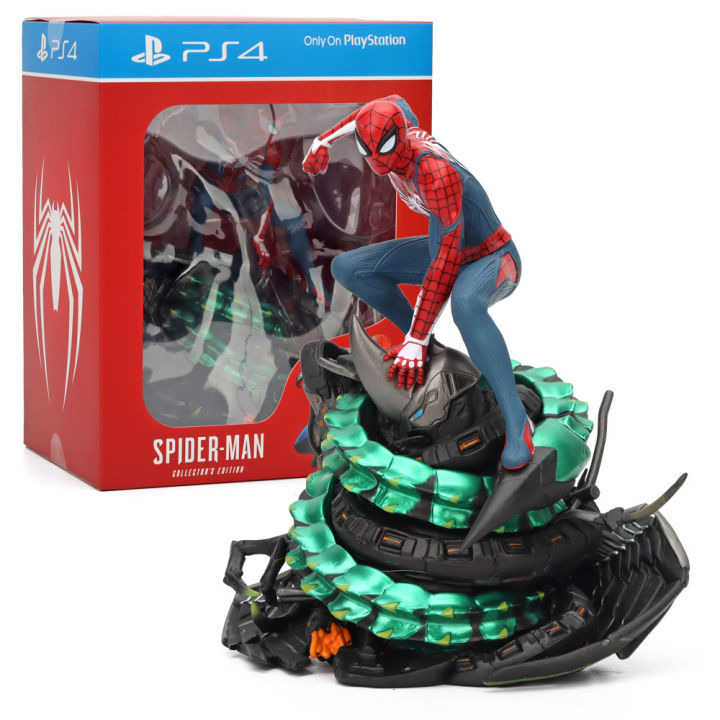 Marvel Spider Man PS4 Game Version Peter Parker Statue Scene Marvel ...