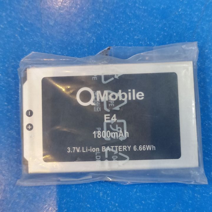 Q Mobile E4 ORIGINAL BATTERY WITH 1800 mAh CAPACITY BRAND NEW BATTERY ...