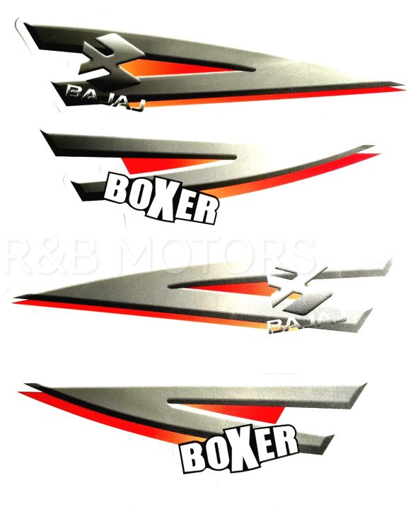 Bajaj Boxer Ct Deluxe 100 Black Bike Stickers | Daraz.lk