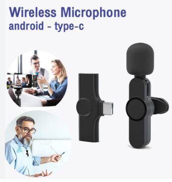 The wireless microphone for live, making clips. recording is available ...