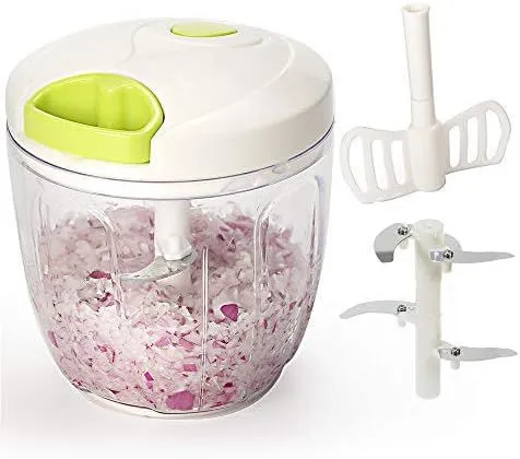 Manual Food BIG 900ML Chopper with 5 Blades /speedy chopper/cutter Mini ...