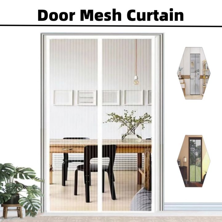 Automatic Closing Door Mesh Curtain Anti Mosquito Netting Door Screen ...