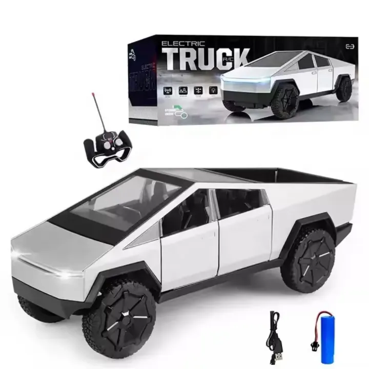 Remote Control Tesla Car Cybertruck Simulation Diecast Car Toy Model ...