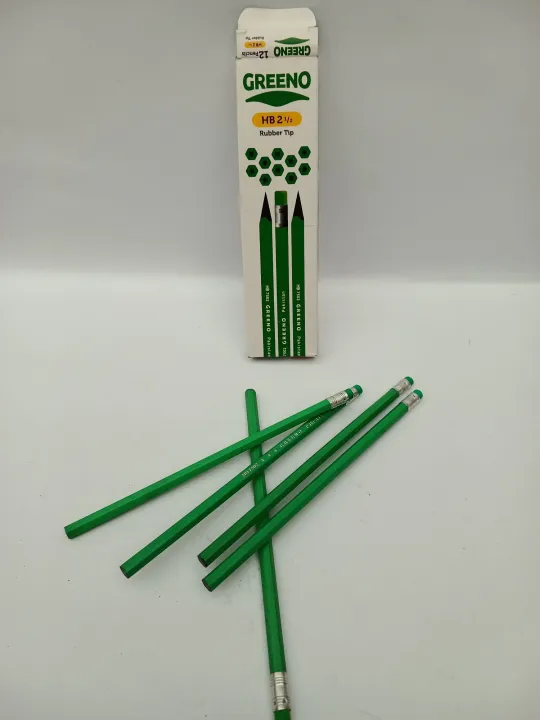 Greeno Pencil, 12 pcs Led Pencil With Eraser For Kids | Daraz.pk