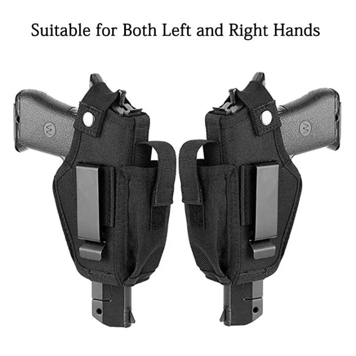 Hot Universal Tactical Gun Holster Metal Clip Hunting Belt Concealed ...