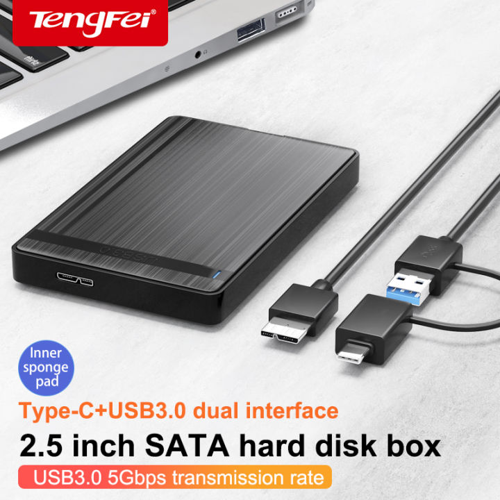 SATA to USB3.0/Typec HDD Enclosure Mobile Hard Drive Cases for SSD ...