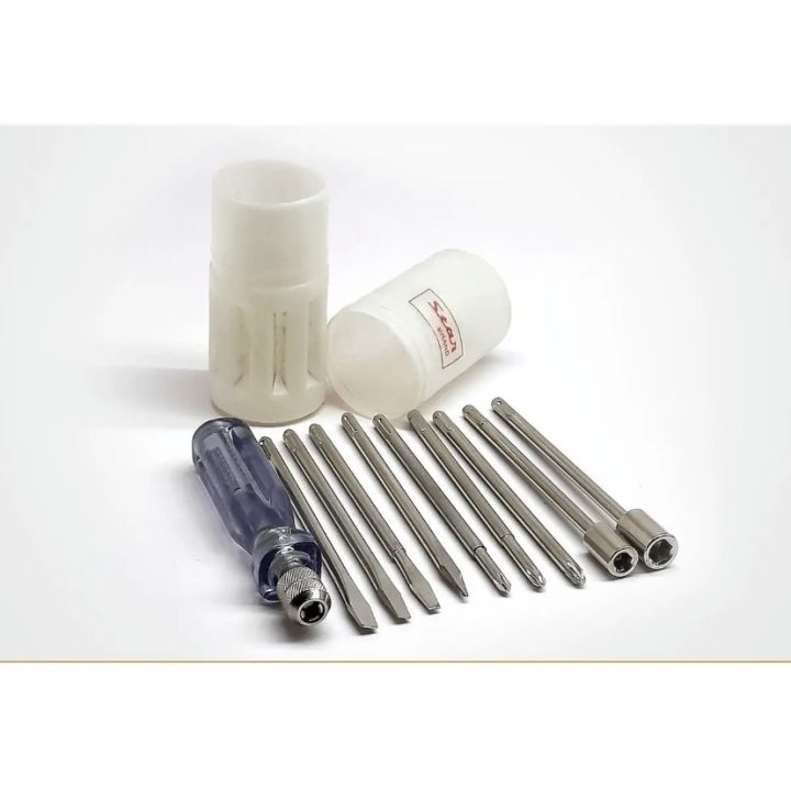 9 in 1 Star Interchangeable Multi Screwdriver Set Electricity Tester ...