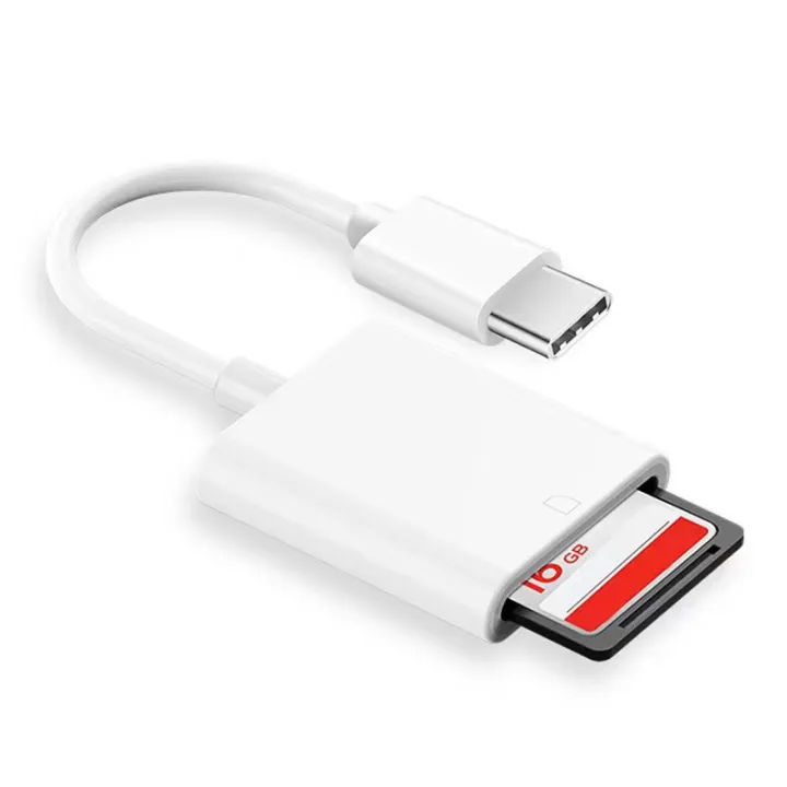 USB C Card Reader TF SD Memory Converter OTG Writer Type-C Adapter for ...