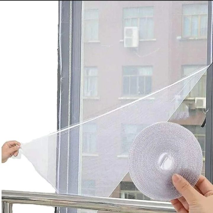 PVC Coated Window Mosquito Net With Tape Stitched Net Full Screen ...