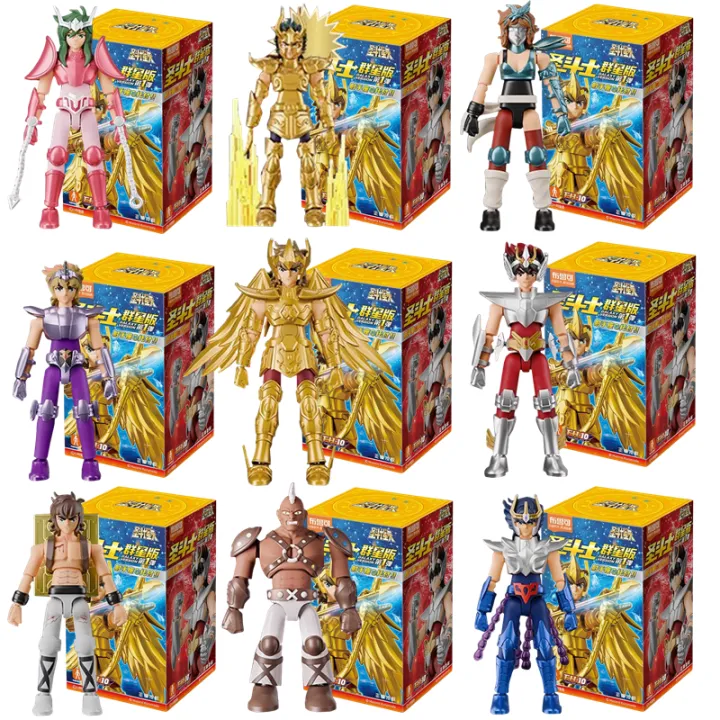 Original Blokees Gold Saint Action Figure Champion Saori Kido Seiya Mu ...