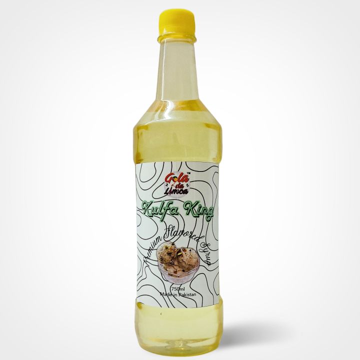 Kulfa King Syrup - Original Flavoring Syrup - Premium Flavored Syrup ...