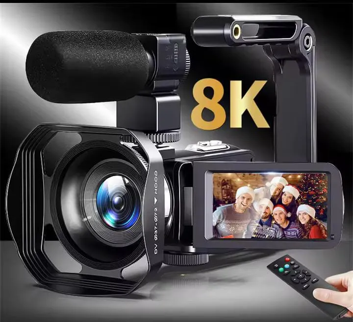 8K Digital video picture camera 8K resolution, 48MP image resolution ...